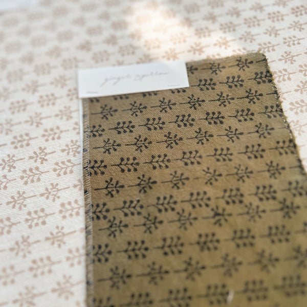 Tamara Earth Textured - Dark Earth Textile - Ginger Sparrow